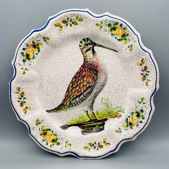 Lami | Accents | Vintage Lami Italy Longbilled Curlew Bird Melamine ...